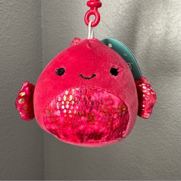 Squishmallows | Toys | 35 Barella The Beta Fish Squishmallows Clip Nwt ...